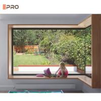 China Thermally Insulated  Black And White Aluminum Sliding Windows For Energy Savings for sale