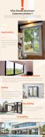 China Vinyl  Black And White Casement Windows For Low-Cost Durability for sale