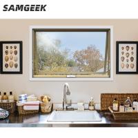 China Black And White Sliding Windows With UV Protection For Better Comfort for sale