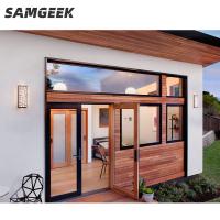 China Impact-Resistant Black And White  Sliding Windows For Storm Protection for sale