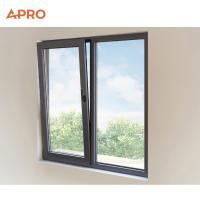 China Black Aluminum  Tilt And Turn Window Bifold Window  For Builder for sale