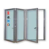 China Modern Multifunctional Low Waterproof Aluminum Glass Folding Door  / Aluminum Folding Door for sale