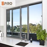 China Modern Electrophoresis Sliding Aluminium Windows with ISO9001 / ISO14001 for sale