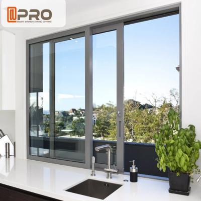 China Modern Electrophoresis Sliding Aluminium Windows with ISO9001 / ISO14001 for sale