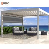 China Customized Aluminum Pergola With Motorzied Or Manual Operation for sale