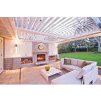 China Easy Assembly Waterproof Aluminum Pergola With Automatic Open And Close System for sale