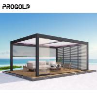 China Easy Assembly Waterproof Aluminum Pergola With Automatic Open And Close System for sale