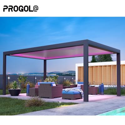 China Automatic Patio Gazebo Pergola With Customizable Color for sale