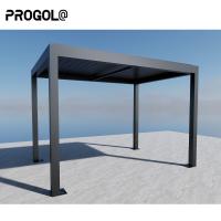 China Sturdy Waterproof Sleek Aluminum Pergola For Patio for sale
