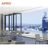 China Energy Efficient Aluminum Folding Doors with Silicone Sealant for sale