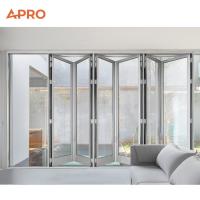 China Energy Saving Architectural Grade Silent Operation Aluminum Folding Door for sale