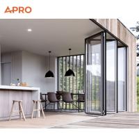 China Energy Saving Architectural Grade Silent Operation Aluminum Folding Door for sale