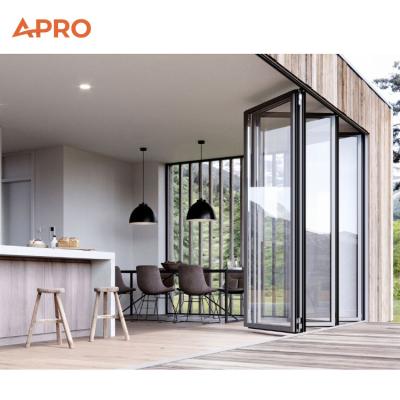 China Energy Saving Architectural Grade Silent Operation Aluminum Folding Door for sale