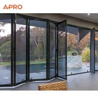 China Versatile Aluminum Folding Doors for Enhanced Aesthetics and Seamless Transitions for sale