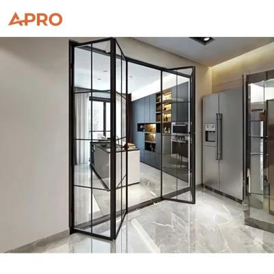 China Customized Modern Bifold Door With Flexible Track for sale