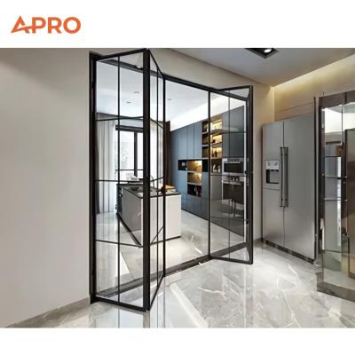 China Transform Your Space With Aluminum Folding Doors Durable And Modern Design for sale