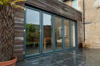 China Aluminum Screen French Aluminum Doors Patio Doors Bi-Fold Barn Glass Folding Sliding Doors for sale