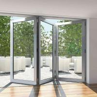 China Folding Door Energy Saving Aluminum Door Terrace Partition Door Soundproof Sliding Door for sale