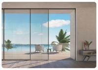 China High-value Narrow-edge Sliding Door 2.0mm Thickened Profile + Three Track Linkage Combining Safety With Minimalist Aesthetics for sale