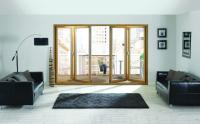 China Powder Coating Frame Finishing Glass Folding Door for High Energy Efficiency and Modern Design for sale
