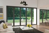 China Customized Packaging Aluminum Folding Doors with EPDM Gasket and Powder Coating Frame Finishing for sale