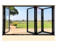 China EPDM Gasket Bifold Door in Powder Coating Finish for Modern and Functional Design for sale