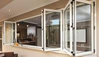 China Customized Packaging and Powder Coated Bifold Door for Long-Lasting Performance for sale