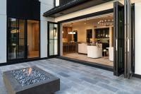 China High Energy Efficiency Aluminum Folding Door Powder Coating and Weather Resistance for sale