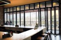 China High Energy Efficiency Aluminum Folding Door Powder Coating and Weather Resistance for sale