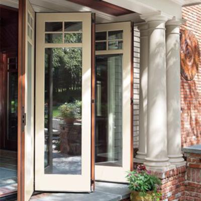 China EPDM Gasket Aluminum Folding Doors With Silicone Sealant And Aluminum Alloy Hollow Toughened Glass for sale
