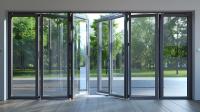 China Powder Coating Aluminum Folding Door Modern Style Customizable Options for sale