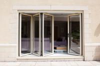 China Multifunctional EPDM Seal Weather Resistant Aluminium Folding Doors Sliding Vertical Aluminium Bi-Fold Patio Doors for sale