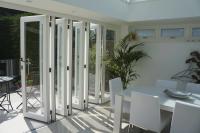 China Customized Packaging For Aluminum Folding Door Folding External Doors Aluminium Bi Fold Aluminium Conservatory Doors for sale