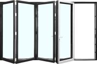 China Customized Packaging For Aluminum Folding Door Folding External Doors Aluminium Bi Fold Aluminium Conservatory Doors for sale