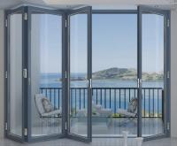 China Aluminum Folding Doors Space-Saving and Innovative Doors for Commercial or Residential Space for sale