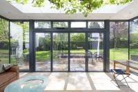 China Weather Resistant Aluminum Sliding Glass Doors for Seamless Indoor-Outdoor Flow for sale