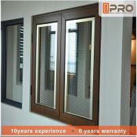 China High Energy Efficiency Aluminium Frame Casement Window Featuring Top Hardware for sale