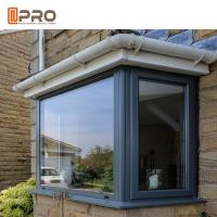 China Customizable Sizes Contemporary Aluminium Casement Window Profiles For Surface Mount Installation for sale