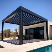 China Aluminum Sail Material Outdoor Pergola 04261812 For Outdoor Space for sale