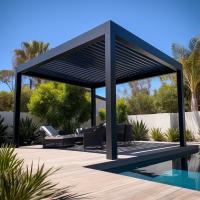 China Aluminum Sail Material Outdoor Pergola 04261812 For Outdoor Space for sale