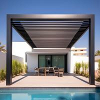 China Outdoor Room Space Gazebo Pergola Customized Size Solution And Design Options for sale