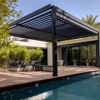 China Outdoor Room Space Gazebo Pergola Customized Size Solution And Design Options for sale