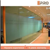China Soundproof Modern Office Partitions With Aluminum Alloy And Glass Door Material for sale