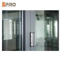 China Heat Insulation Aluminum Folding Doors Customized Color 2.0MM Door Frame Bi folding exterior doors aluminium folding doo for sale