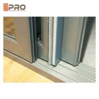 China folding sliding glass doors Aluminum Sliding Glass Patio Doors Modern Design Custom Sliding Glass Doors for sale