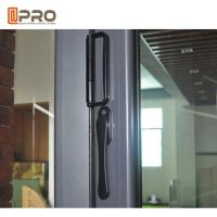 China Wind Proof Aluminum Bifold Windows Color Optional With Insulated Double Glass balcony folding window hardware folding for sale