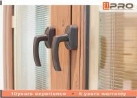 China Unbreakbale Thermal Break Aluminium Windows Swing Open Style Built In Blinds Casement door casement,double casement for sale