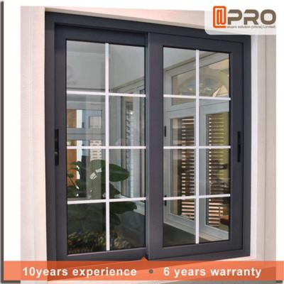 China Customized Double Glazed Aluminium Sliding Windows For House Project Energy Saving for sale