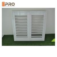 China Multi Color Aluminium Louver Window Aerofoil Shape Or Half Aero Blade Type for sale