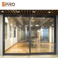 China Powder Coated Aluminium Sliding Glass Doors For Construction Buildings interior door sliding door frame for sale